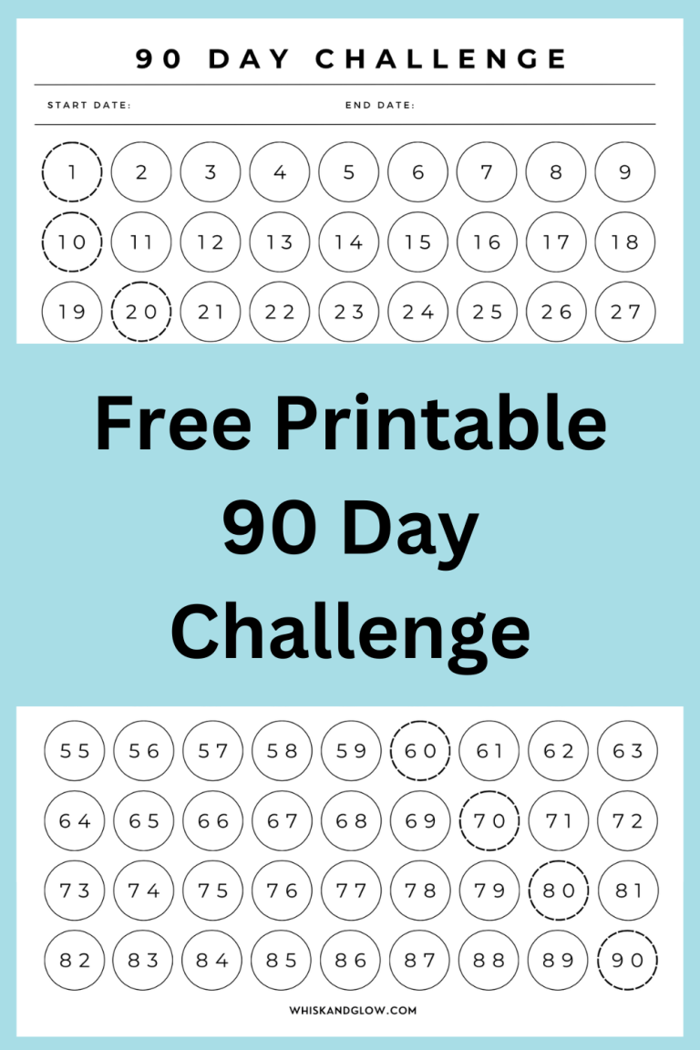 Transform Your Life With A 90 Day Challenge